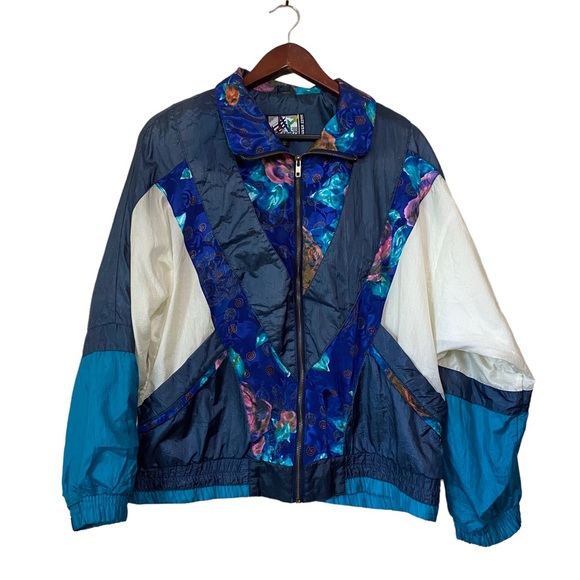 River Edge Sport | Jackets & Coats | Vintage River Edge Retro Abstract ...